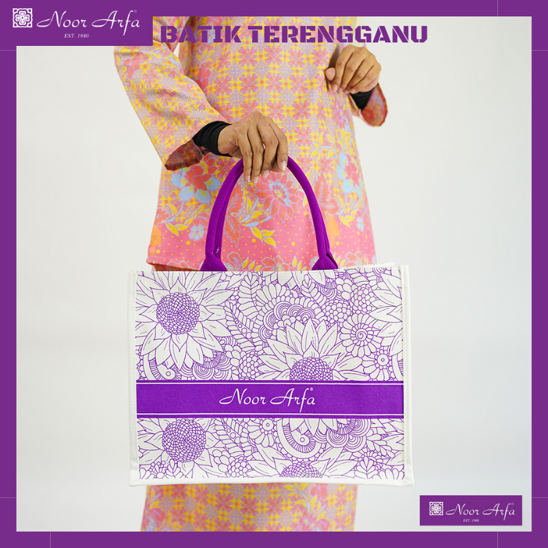 Noor Arfa Jute Bag Exclusive Design Batik Ori Terengganu Noor Arfa Batik | Shopee Malaysia