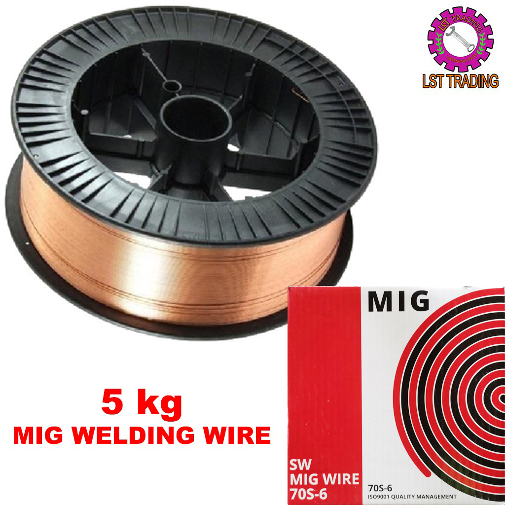 [READY STOCKS] ER70S-6 MIG WIRE 0.8MM 5KG / WELDING WIRE / MIG WELDING ...