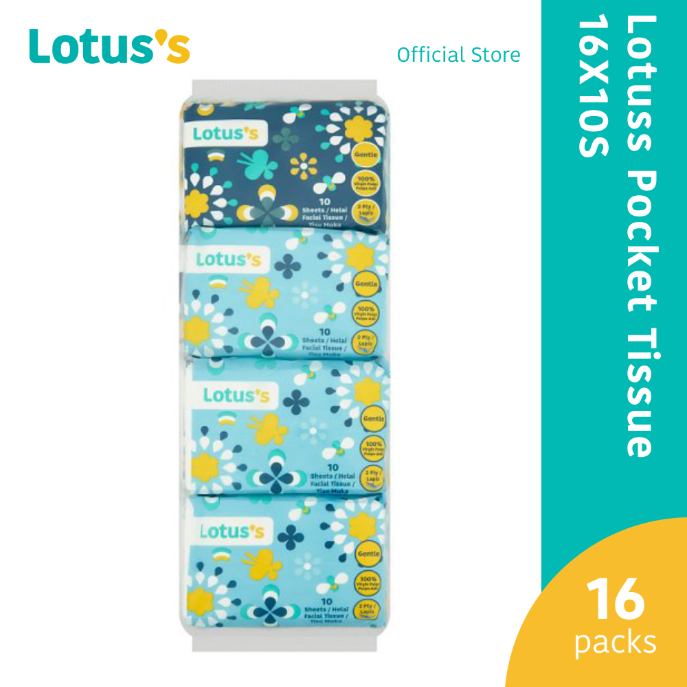 Lotuss Pocket Tissue 16X10S | Shopee Malaysia