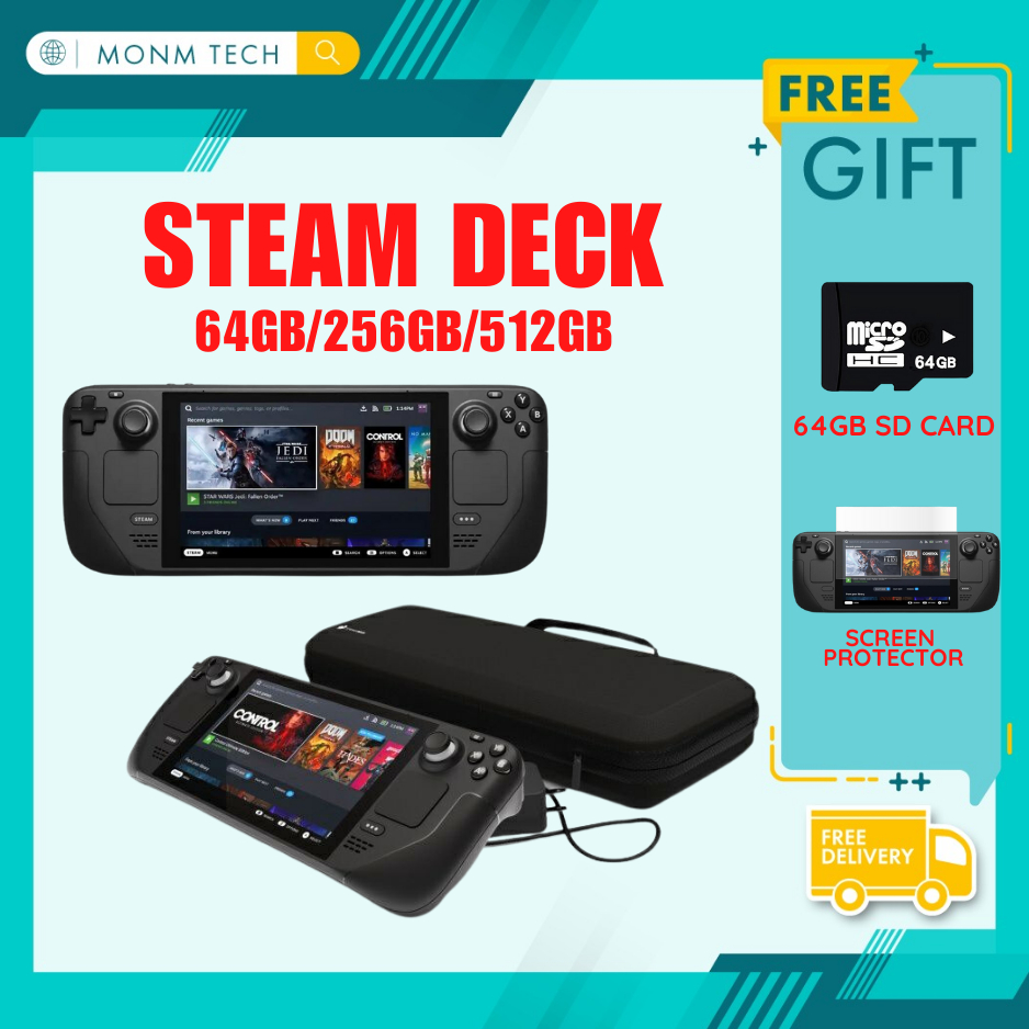 【Ready Stock】 Steam Deck Handheld Gaming Console Original Steam Deck handle Console | Shopee ...