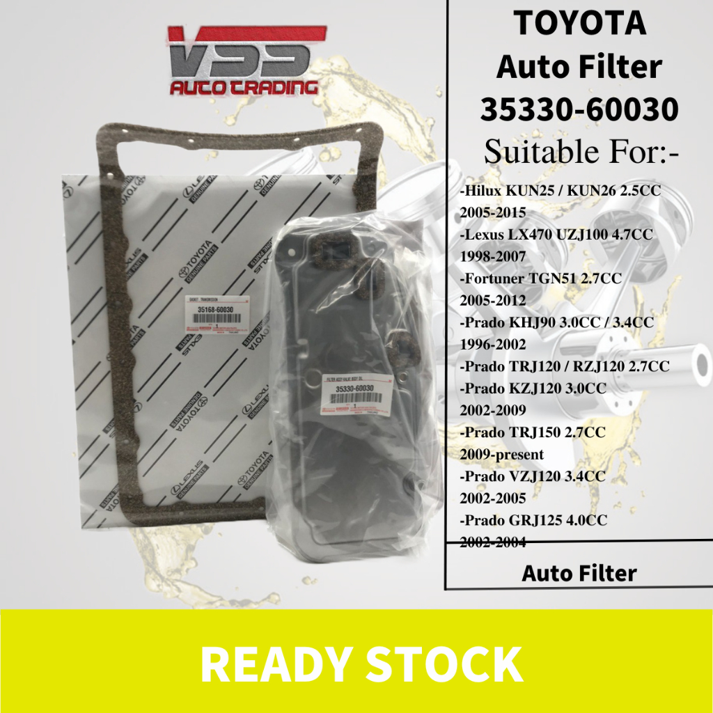 Original Toyota Auto Filter 35330-60030 Toyota Hilux / Fortuner / Prado ...