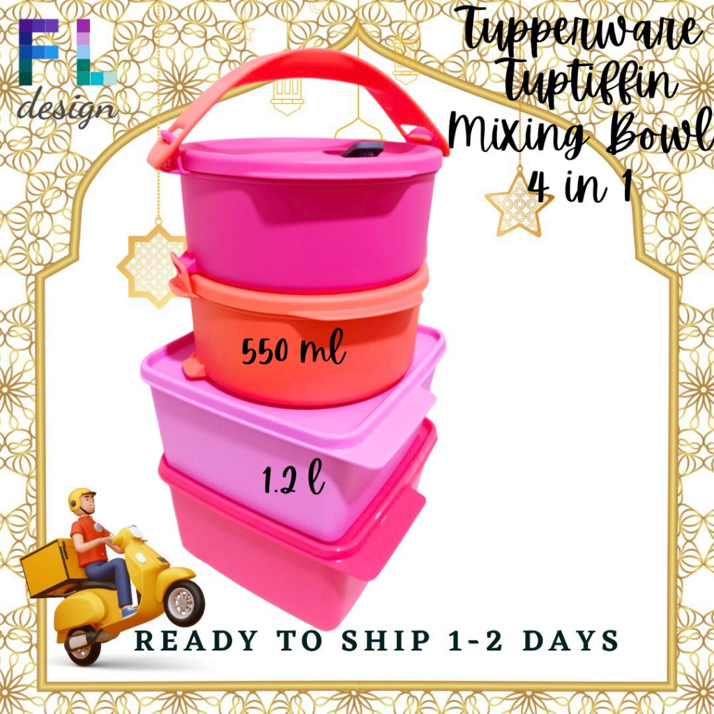 🎁 Hadiah Tupperware🎁REKA Wish card 🎁 Tupperware Snack & Stack 4 IN 1 ...