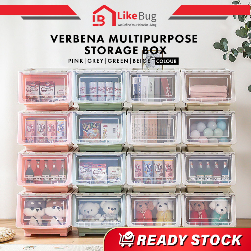 ⚡️LIKE BUG⚡️Stackable Storage Box With Lid Chest Drawer Storage Box ...