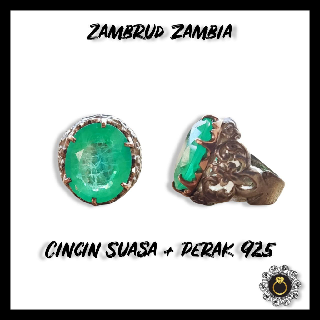 ZAMRUD ZAMBIA / CINCIN SUASA / STOCK TINGGAL 1 / TERHAD !!! | Shopee ...