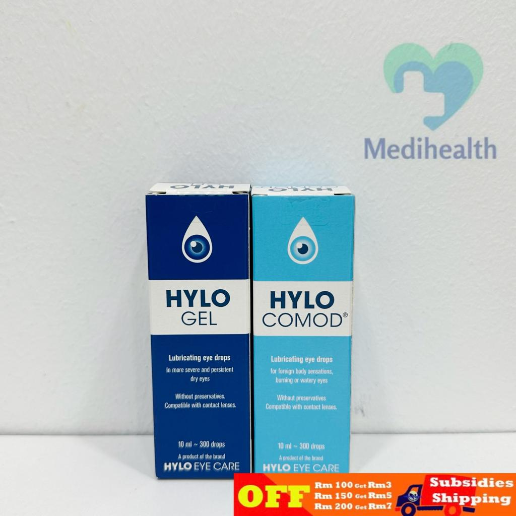 HYLO LUBRICATING EYE DROP 10ML (HYLO COMOD/HYLO GEL) | Shopee Malaysia