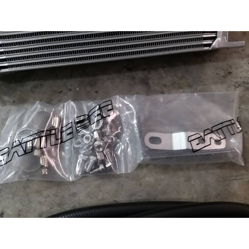 Battle Bee Universal ATF Oil Cooler Kit With Bracket (Full Set ...