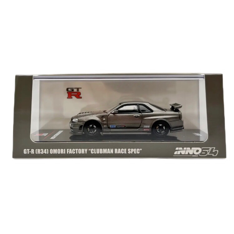 INNO64 Inno Models Nissan Skyline GT-R R34 Omori Factory Clubman Race ...