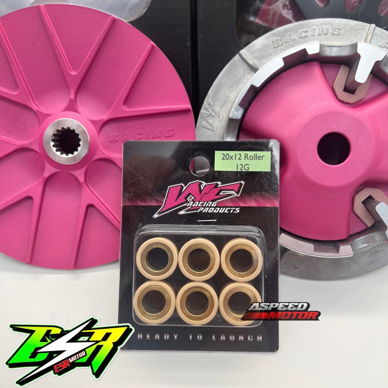 🔥 WF RACING PULLEY / ROLLER & SPRING HOUSING BELL AUTO CLUTCH SET NVX ...