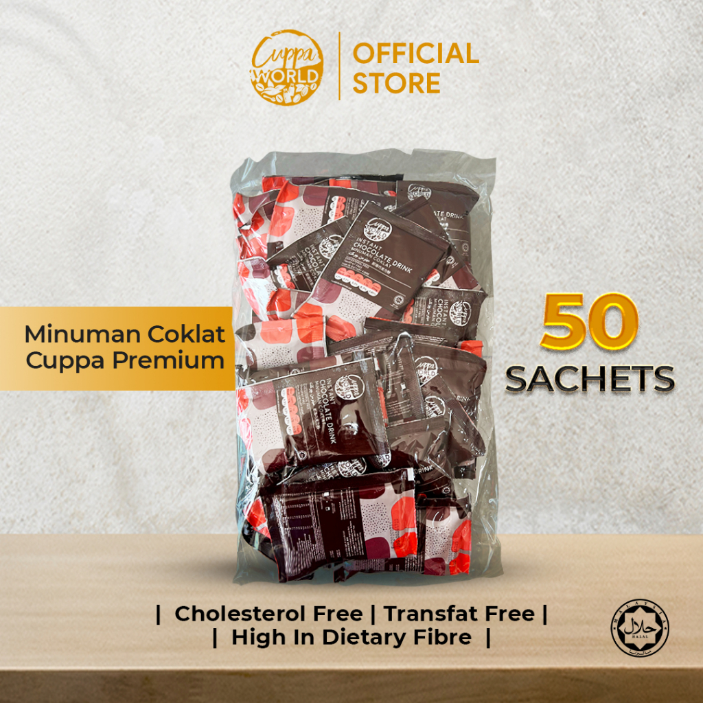 Minuman Coklat Premium Cuppa 20g (Generasi Baru / Instant Premium ...