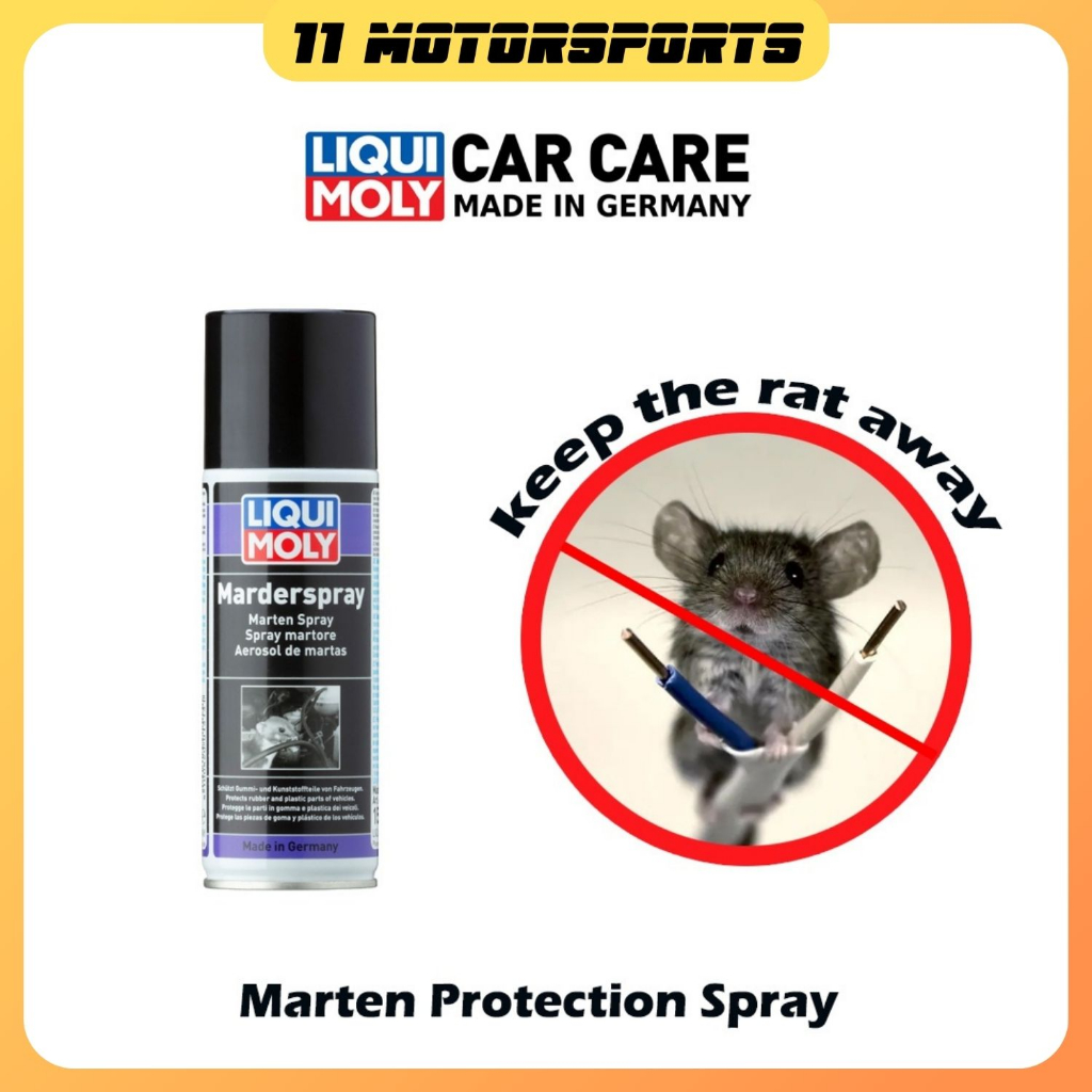 Liqui Moly Marten Spray | Rat-Ban 1515 (200ML) Car Rat Repellent Spray ...