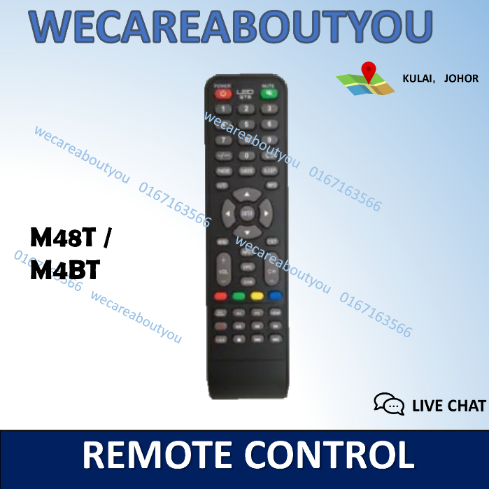 Original Megra (M48T / M4BT) Smart TV Remote Control | Shopee Malaysia
