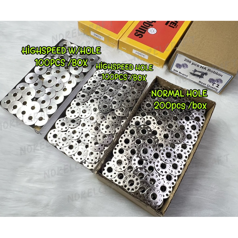[1BOX] SEKOCI BENANG/BOBBIN BENANG/BOBBIN HIGHSPEED/BOBBIN NORMAL ...