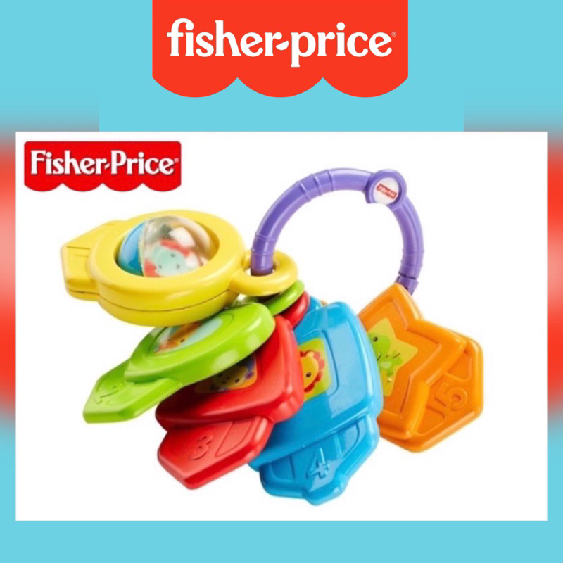 Ready stock 100% Original Fisher-price shapes and colors keys | Shopee ...