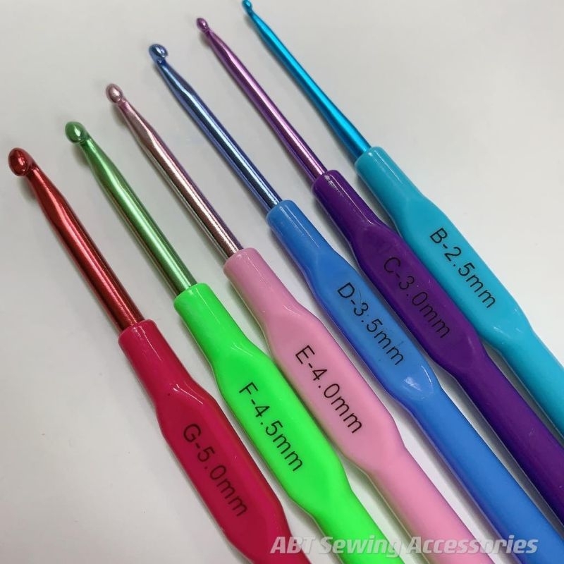 High Class Crochet Hook 1Pcs/Jarum Kait/Jarum Kaid Benang Bulu Kamping ...