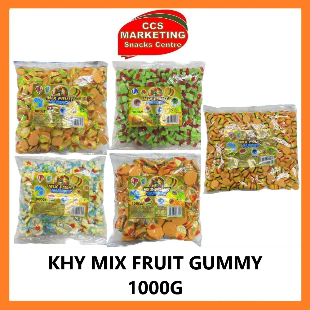CCS Mix Fruit Gummy Toast / Watermelon / Burger / Pizza / Ocean 1000g ...