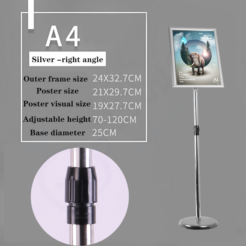 【Local shipment】Adjustable sign stand Poster Display Sign Stand Holder ...