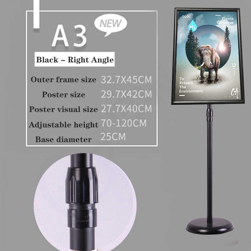 【Local shipment】Adjustable sign stand Poster Display Sign Stand Holder ...
