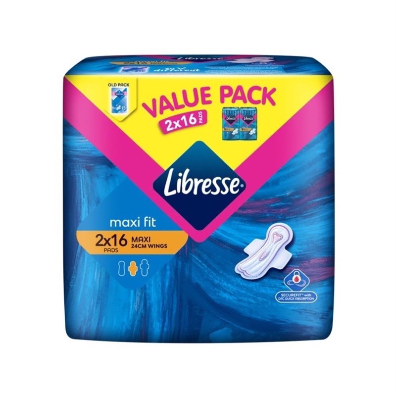 Libresse Maxi Wing (32cm x 24s)/ (24cm x 32s) | libresse | sanitary pad ...