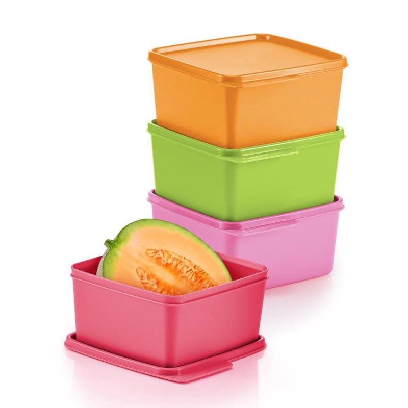 Tupperware Snack & Stack (4 Pcs/ Set) | Shopee Malaysia