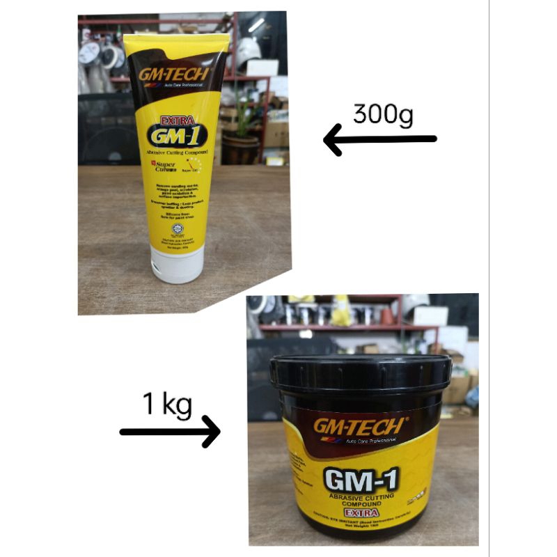(GM-TECH) GM-1 ABRASIVE CUTTING COMPOUND EXTRA 300g / 1KG | Shopee Malaysia