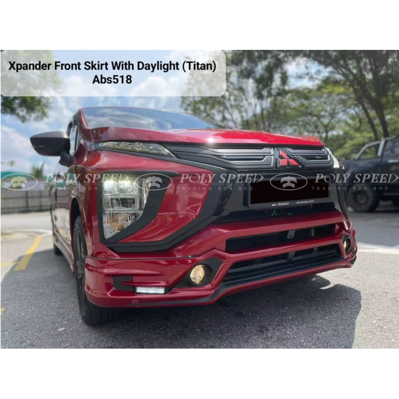 Mitsubishi Xpander Titan bodykit body kit front side rear skirt lip led ...