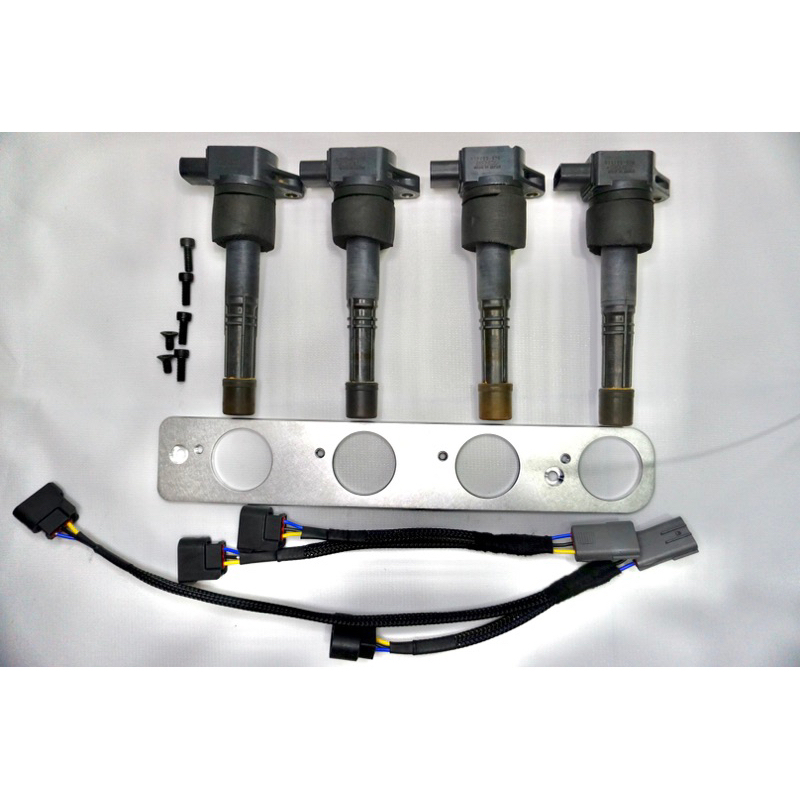 WAJA MMC 4G18 k20 denso coil on plug cop billet Aluminium plate adapter ...