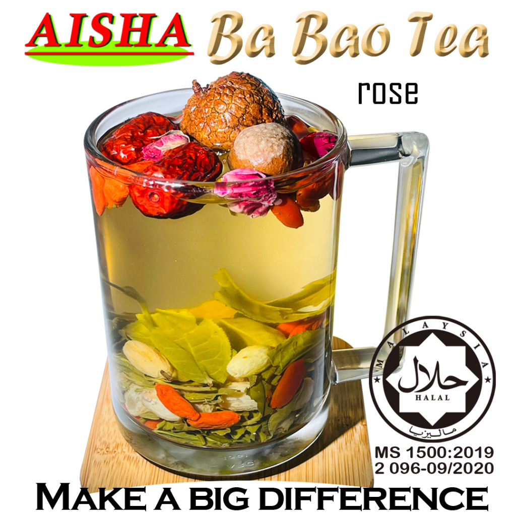 Ba Bao Teh Halal Aisha Rose Baobao Teh Red Date Longan Goji Berry Free ...