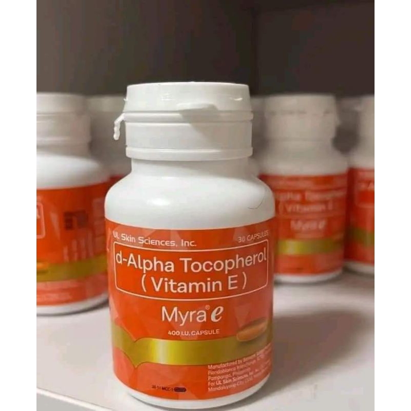 MYRA E 400 IU Capsule - Vitamin E and Antioxidant | Shopee Malaysia
