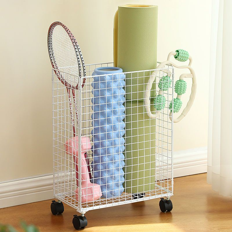 【ReadyStock】Yoga Mat Storage Basket Large Metal Storage Rack | Trolley ...