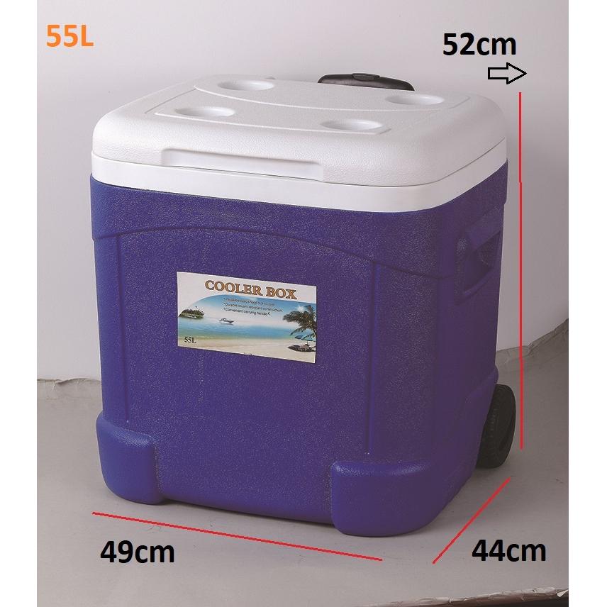 28L/38L/55L Portable Ice Box Storage with Wheel/Insulated Ice box/Ice ...