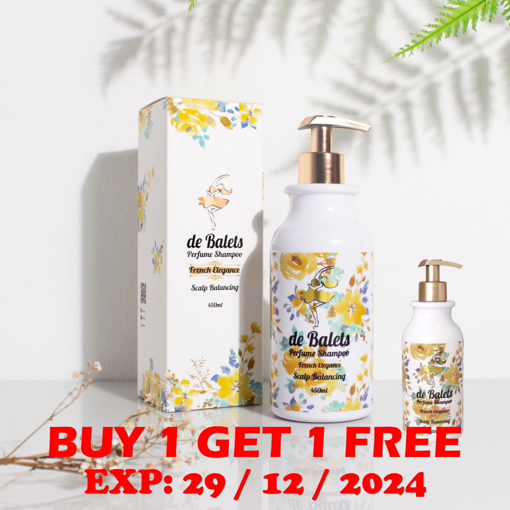 De Balets Scalp Balancing Shampoo-French Elegance [Buy 1 Free 1/Exp 29/12/2024] | Shopee Malaysia