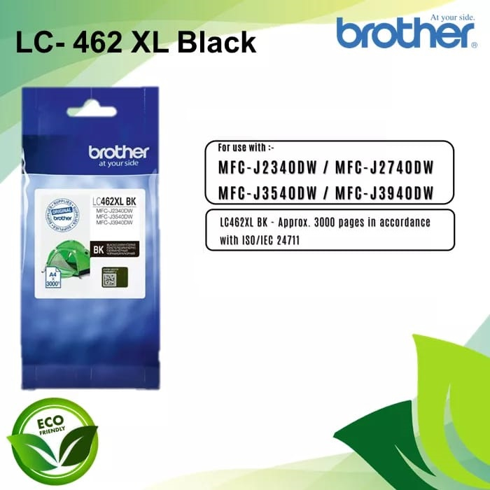 BROTHER LC-462 / LC462XL BLACK/CYAN/MAGENTA/YELLOW INK CARTRIDGE ...