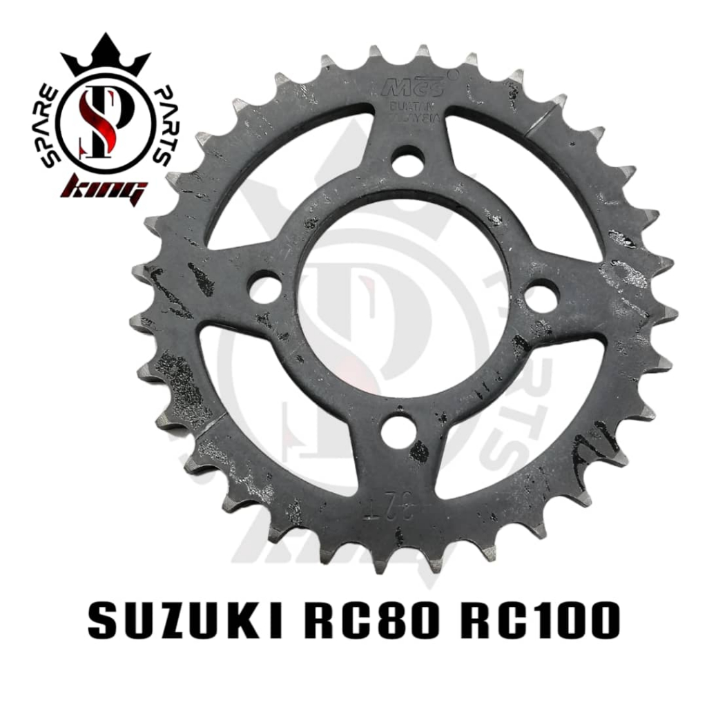 SUZUKI FRONT REAR SPROCKET DEPAN BELAKANG RKM/LOCAL TXR150 RFS150 RC80 ...