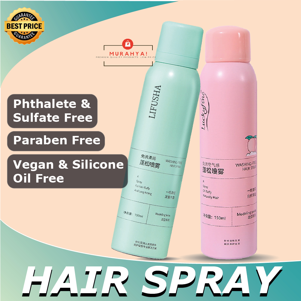 Hair Spray wash-free dry hair spray 150ml air feel fluffy powder ...