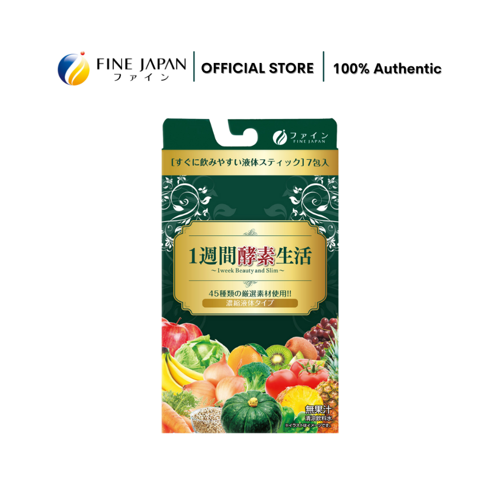 1 Week Enzyme Life - Plant Enzyme Health Beauty Liquid Supplement - 7 ...