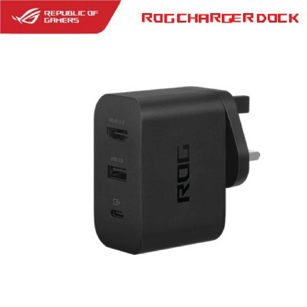 ASUS ROG CHARGER DOCK 65W TYPE-C/PD3.0&PD2.0 HDMI USB-A | Shopee Malaysia