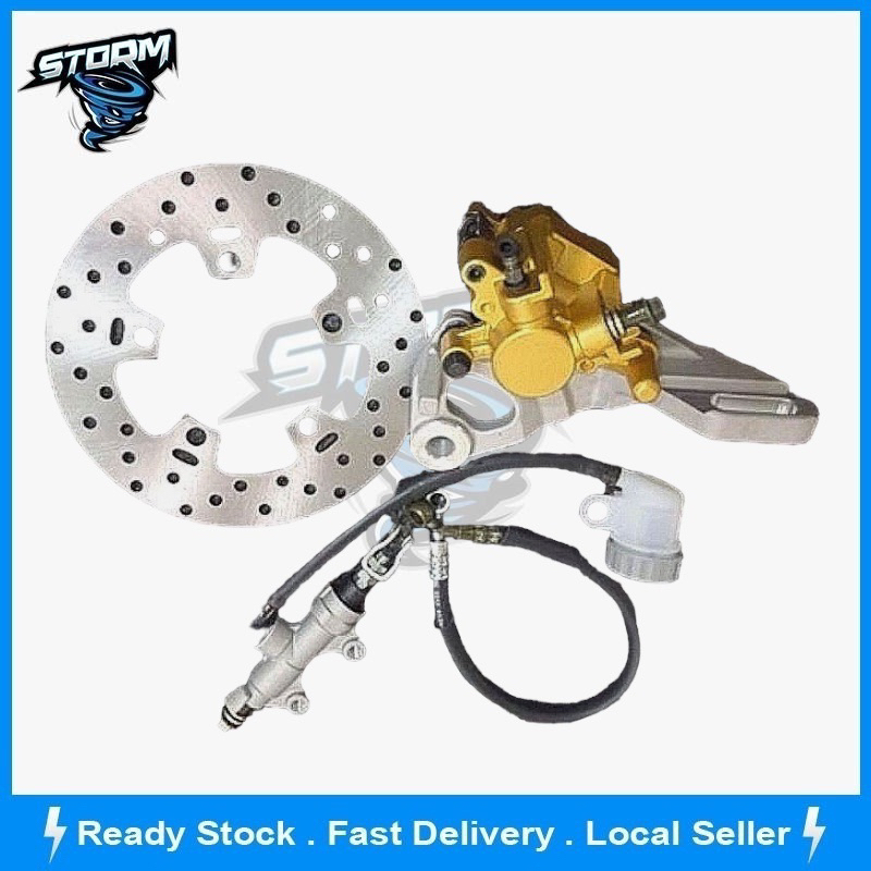 Y15 Y15ZR Y16 Y16ZR YSUKU REAR BRAKE SYSTEM SET X4 WITH DISC BELAKANG ...