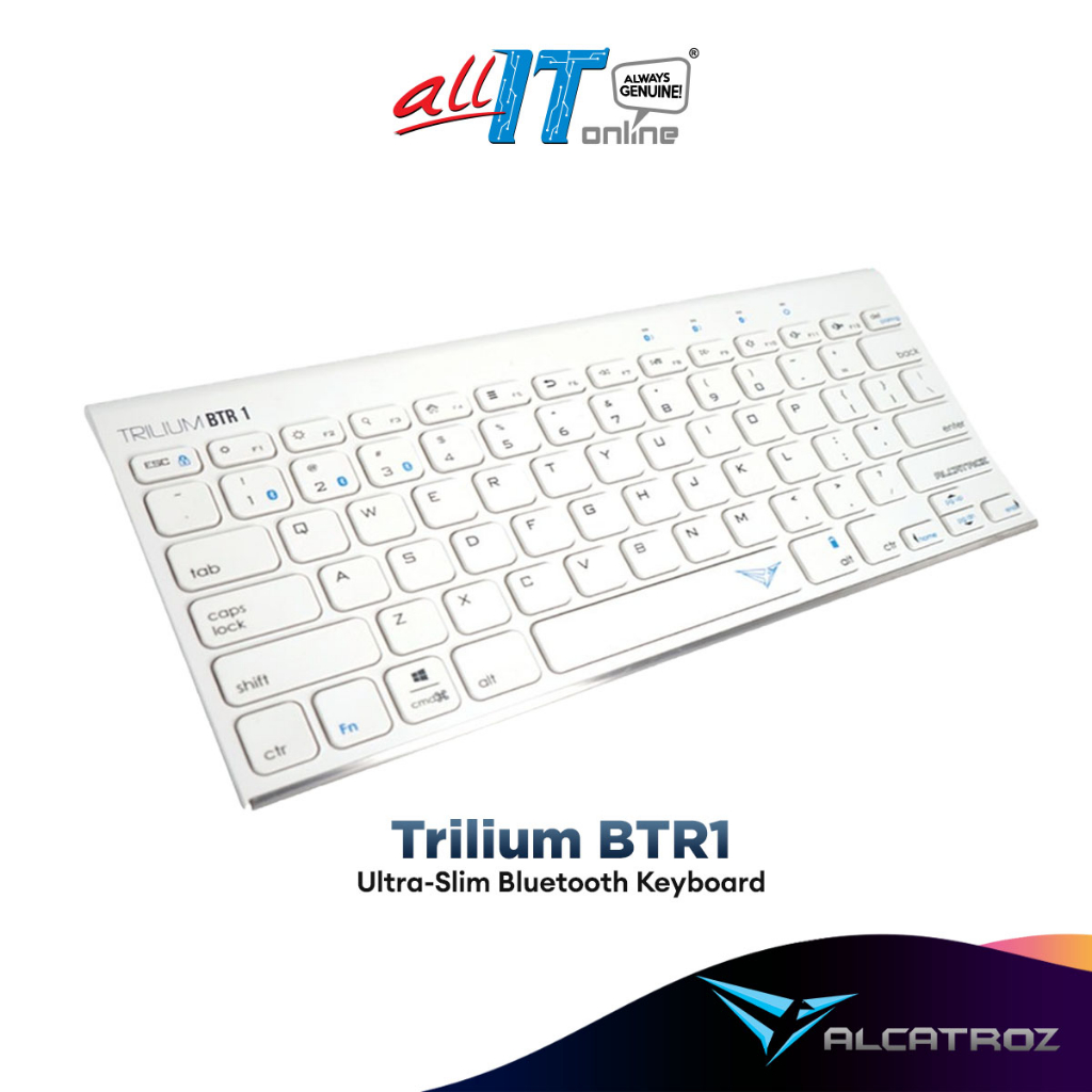 Alcatroz Trilium BTR1 Ultra-Slim Bluetooth Keyboard (Black) | Shopee ...