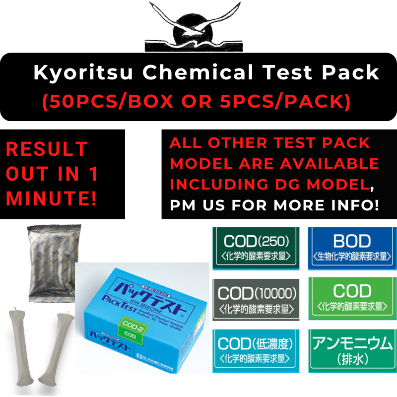[AUTHORISED DISTRIBUTOR] Kyoritsu Pack Test/Test Kit ORI Chemical Check ...