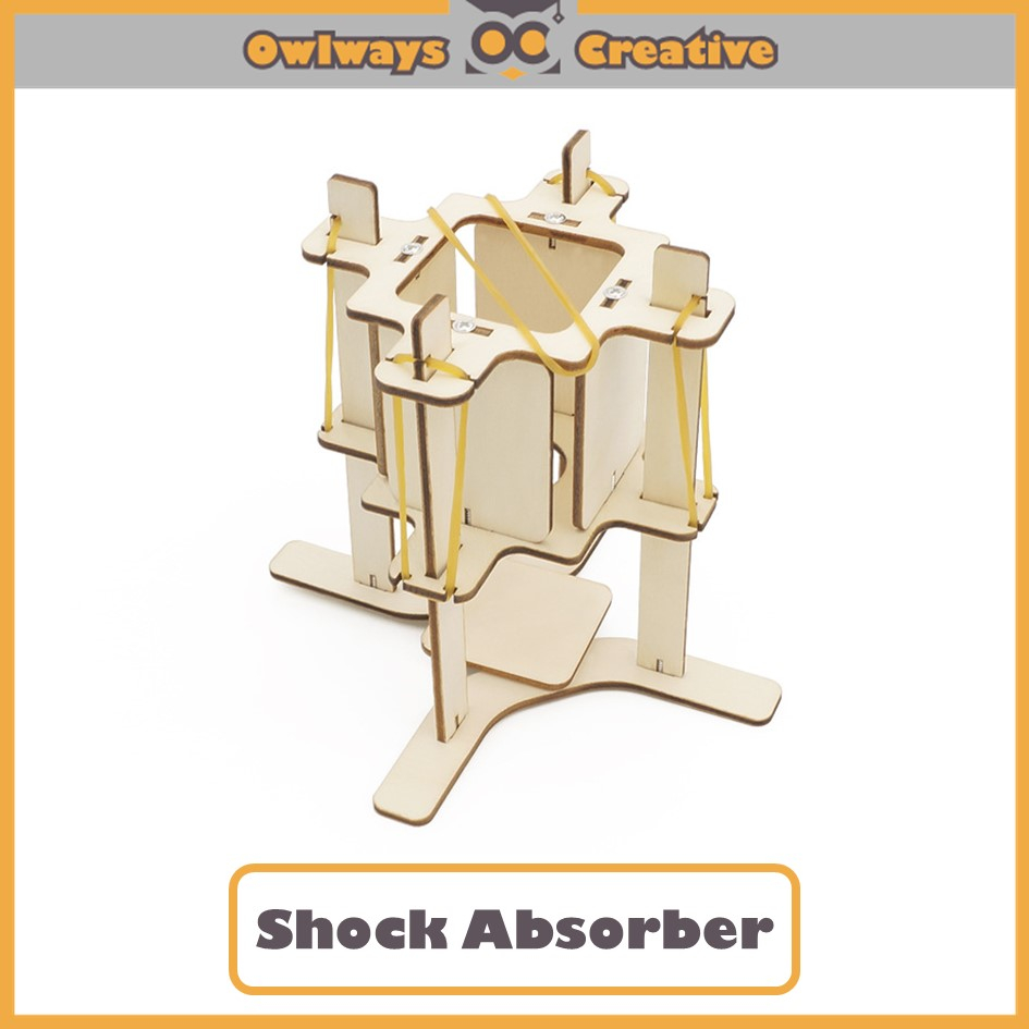 【2】Science STEM RBT DIY Robotics Set Assemble Wooden Kit Experiment ...