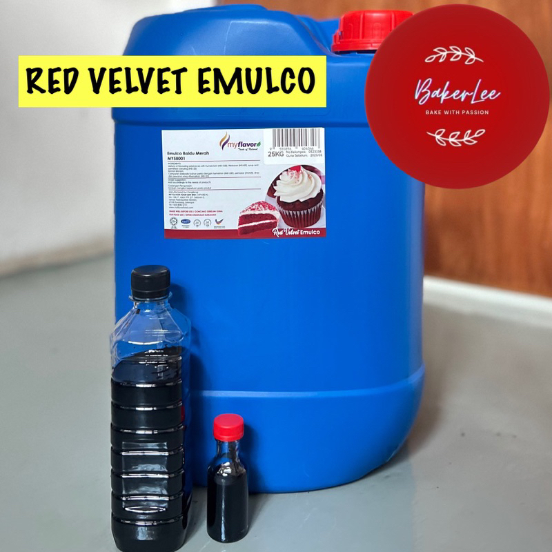 RED VELVET EMULCO 500G [REPACKED] PERASA RED VELVET BERWARNA 500G ...