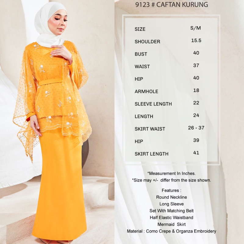 (S-XL) YELLOW MUSTARD KUNING TEMA BAJU KURUNG MODERN BAJU BRIDESMAID ...