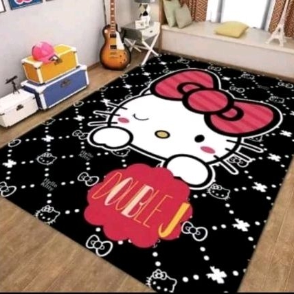 hello kitty carpet velvet 3d S size 150x90cm / karpet hello kitty ...