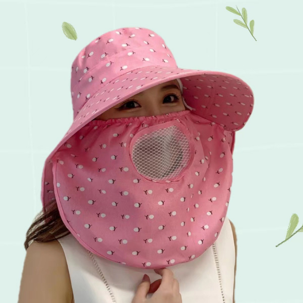 TOPI PEREMPUAN TOPI KEBUN TOPI SUKAN SUN HAT TOPI UV PROTECTION ...