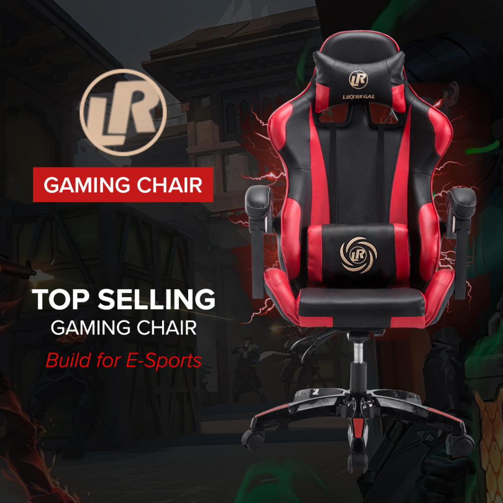 F&F: T-Rex Gaming Chair with RECLINING/office chair/kerusi gaming ...