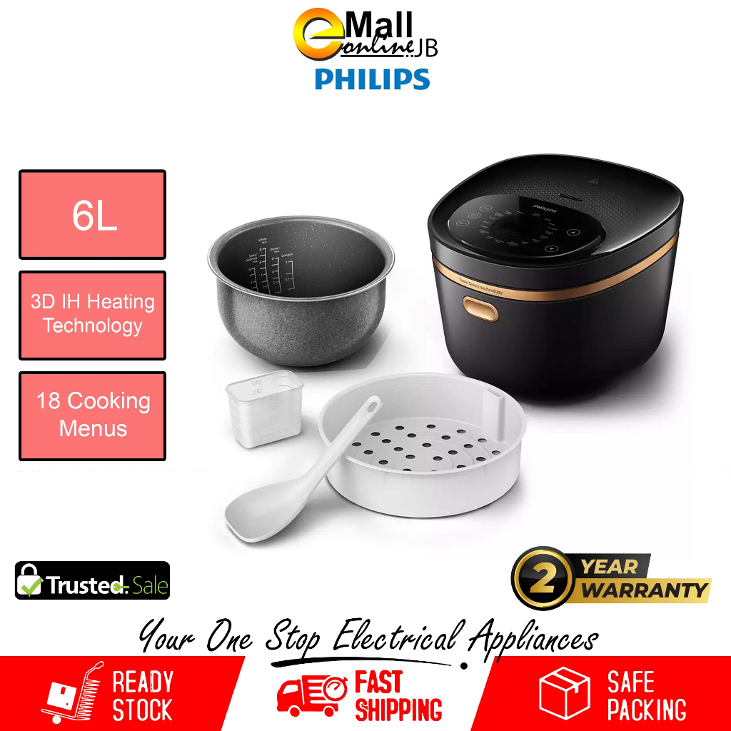 Philips Digital Rice Cooker 5000 Series HD4539/62 | Periuk Nasi ...