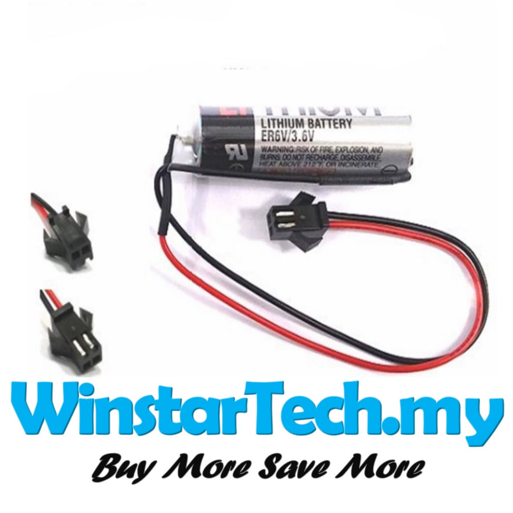 Toshiba ER6V 3.6V OTC robot encoder driver PLC servo motor battery ...