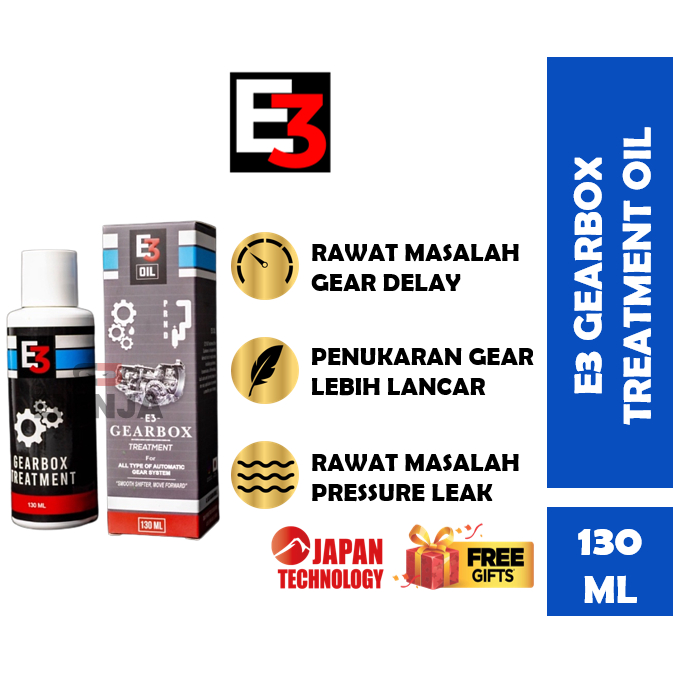 【100% ORIGINAL】E3 Gearbox Oil Treatment /Penyelesaian Masalah Gearbox ...