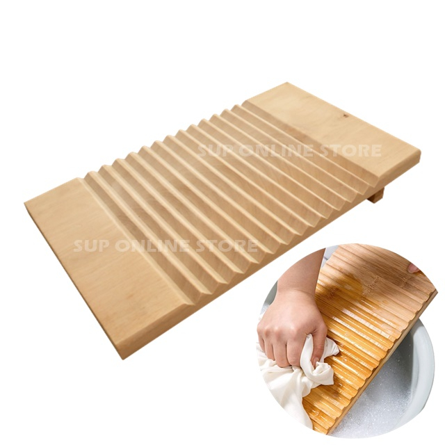 Wooden Clothes Washing Board / Papan Basuh Cuci Baju / Papan Gosok Baju ...