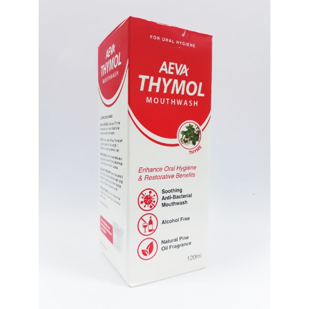 AEVA THYMOL MOUTHWASH 120ML (EXP:04/2026) | Shopee Malaysia